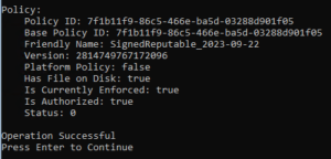 Creating a policy with the WDAC Wizard – IT Dev Lab